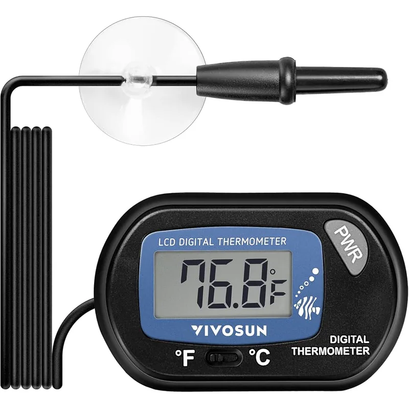Best Aquarium Thermometers in 2026: Digital and Stick-On | AquaRanked
